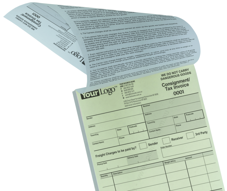 Consignment Note Printing – Hollands Print